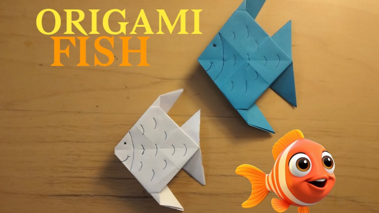 Origami Fish || Diy Crafts || Fish - YouTube