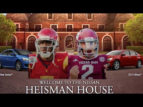 Reggie Bush and Johnny Manziel Heisman House Commercial Would Be Lit ...