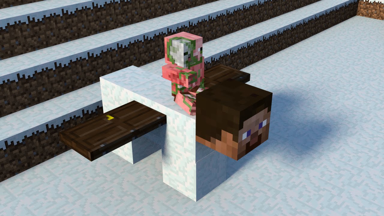 Monster School: Building Snow Golem - Minecraft Animation - YouTube