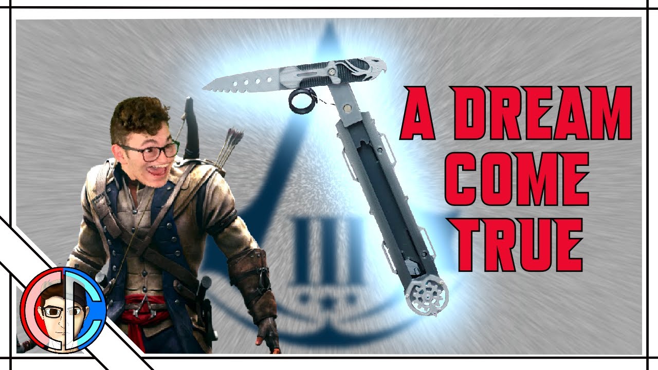 Assassins creed 3 Connor Kenway Hidden blade prop Review ...