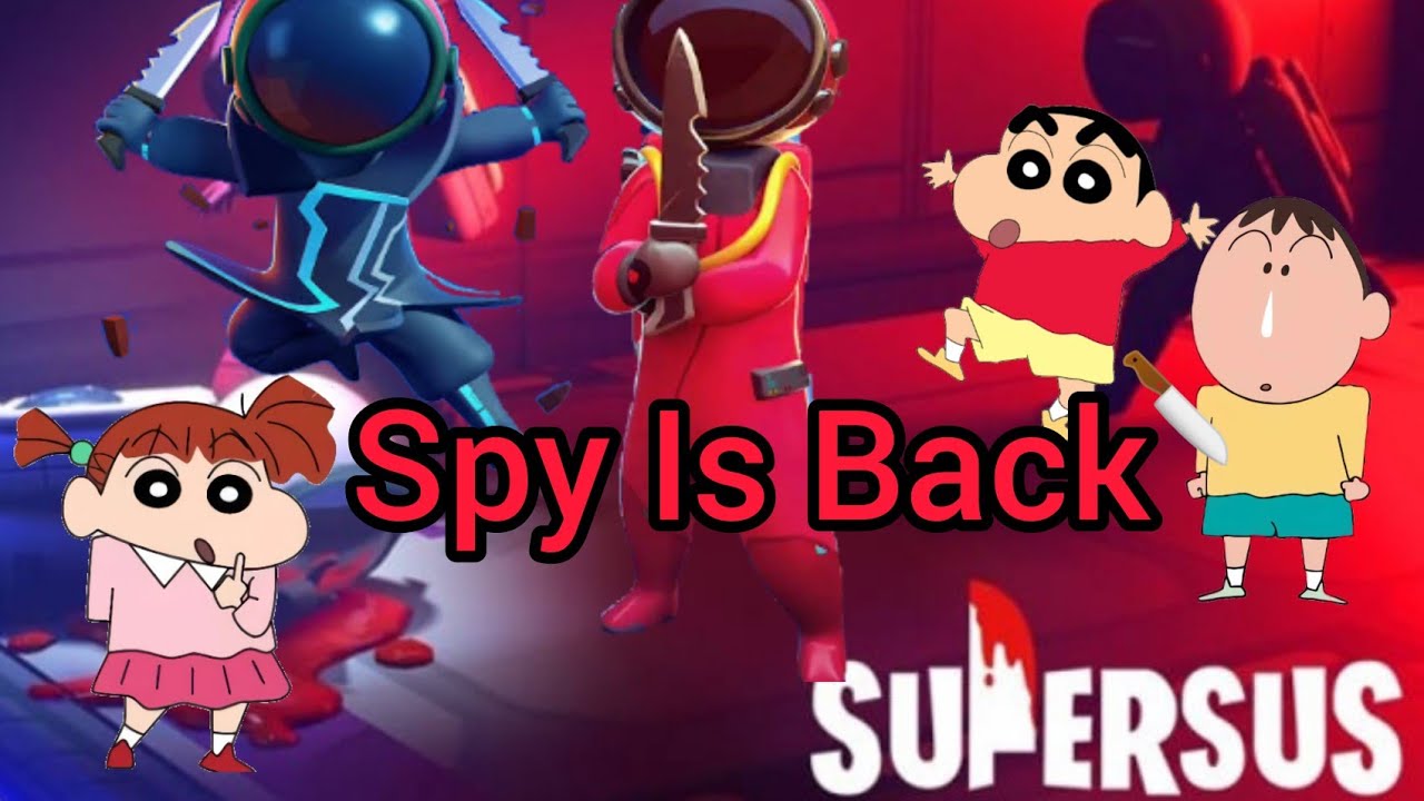 ShinChan 😎 Spy 🔪💀 Is Back 🔥| Super Sus | Hindi Gameplay - YouTube