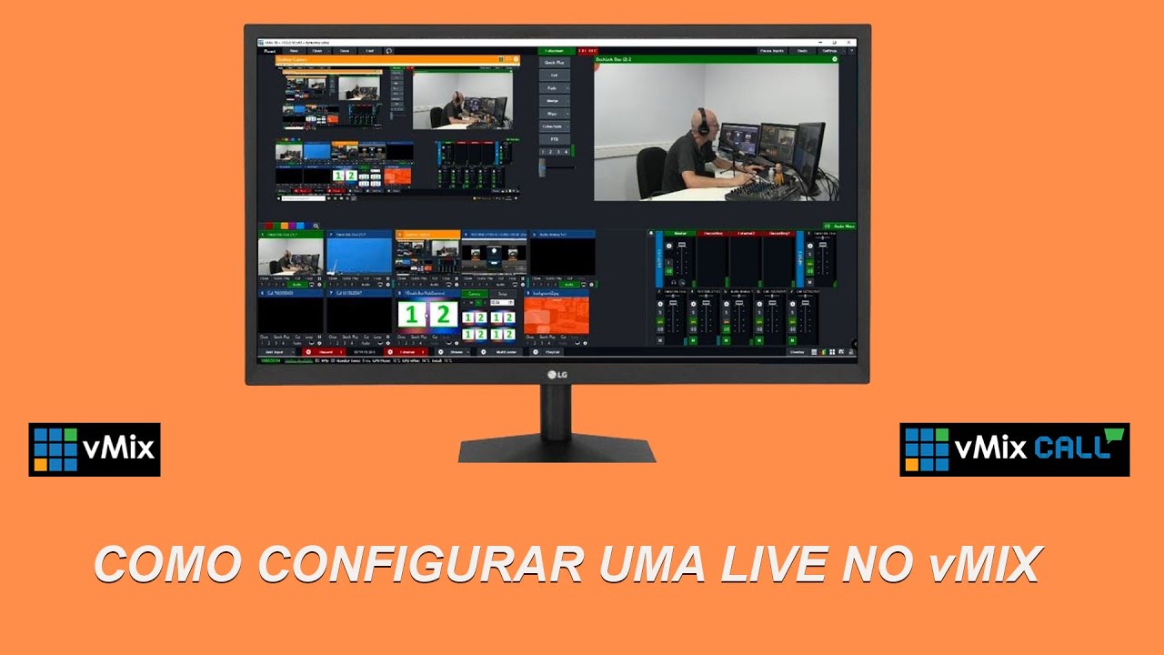 Como configurar uma Live no vMix (do zero) - YouTube
