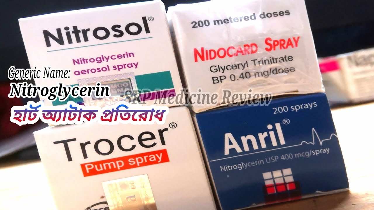 Nitroglycerin Spray how to use | বুকে ব্যাথার স্প্রে | Nitrin spry ...