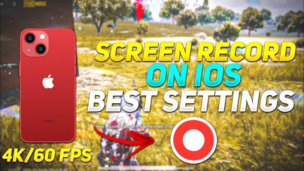 HOW TO SCREEN RECORD ON IPHONE IN 4K QUALITY 🔥 | IPHONE SCREEN ...