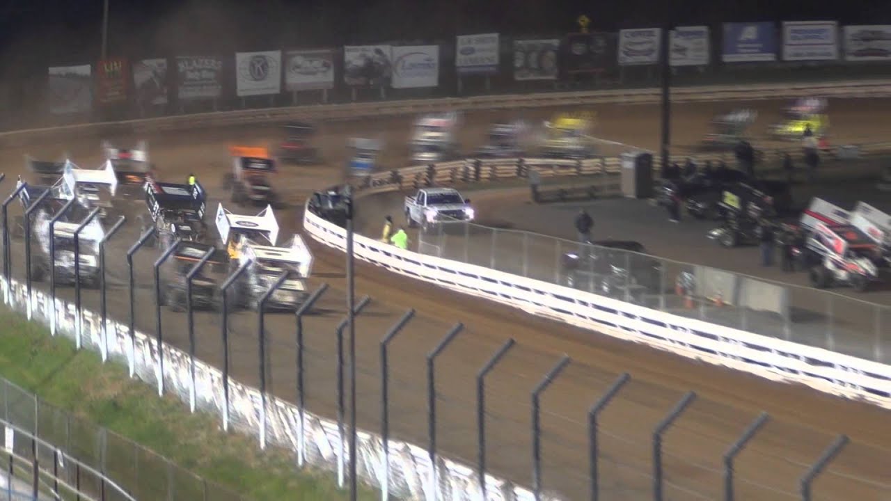 Williams Grove Speedway 410 and 358 Sprint Car Highlights 5-02-14 - YouTube