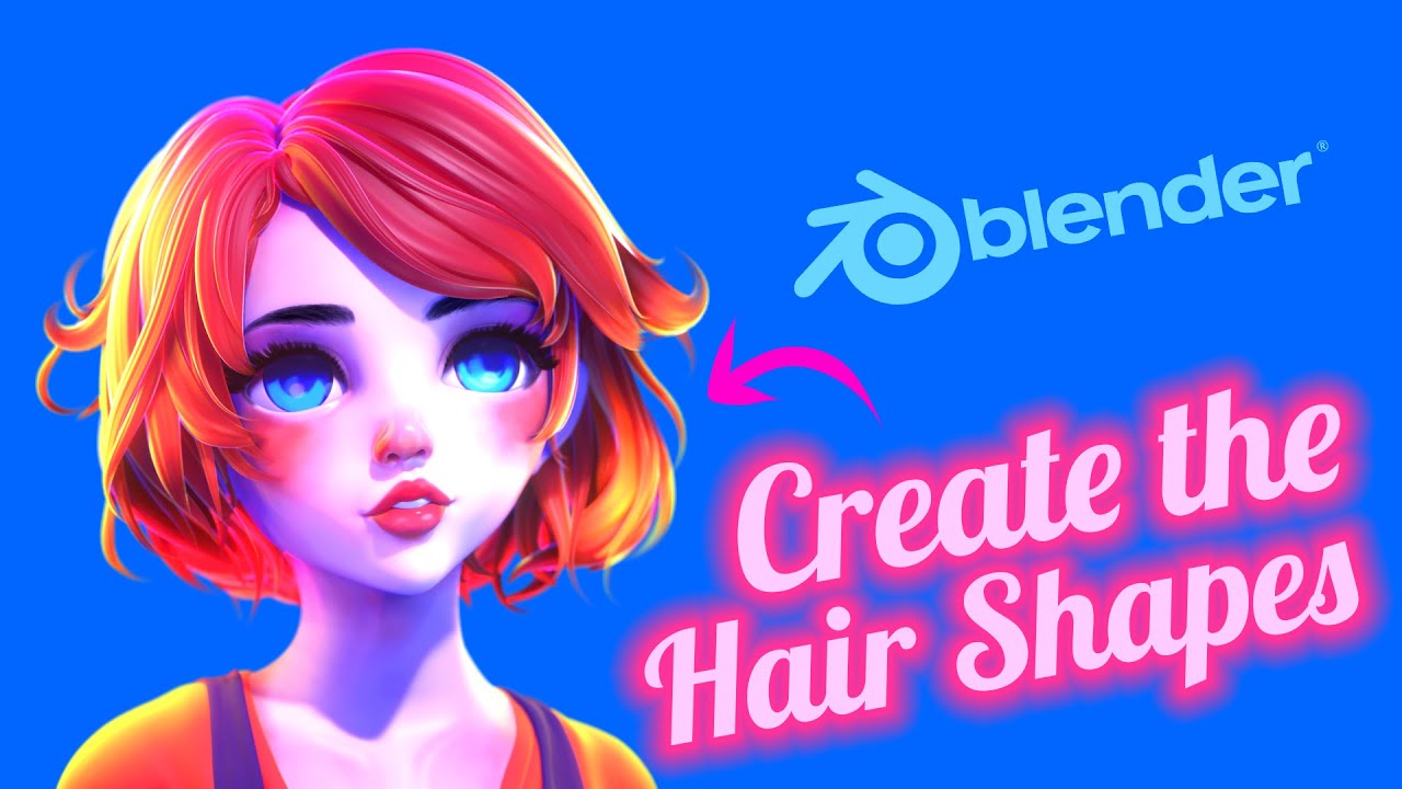 How to Create Stylized Hair Shapes with Geometry Nodes in Blender - YouTube