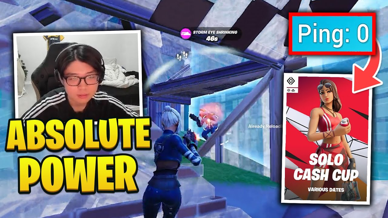 Khanada CLIPS The WHOLE Solo Cash Cup with 0 Ping - YouTube