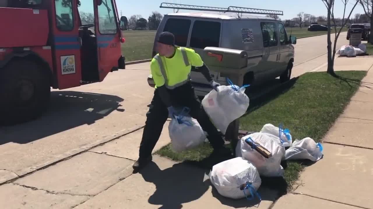 Garbage pick-up increases during Safer at Home order - YouTube