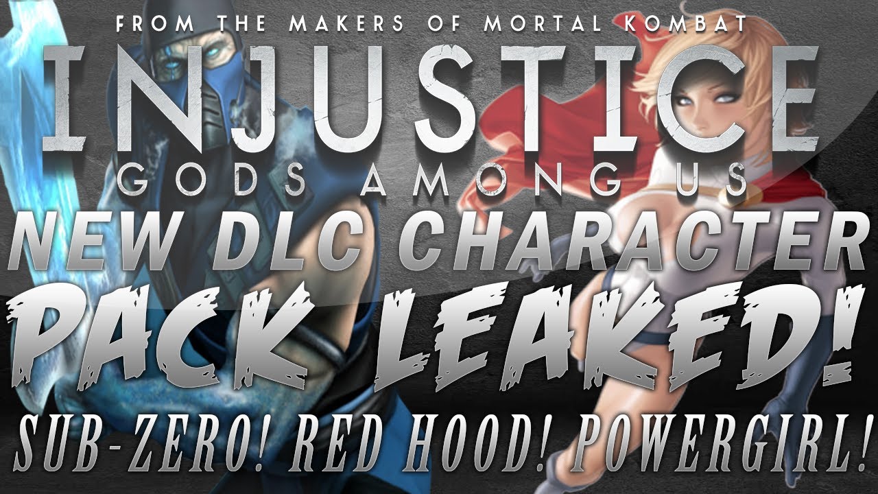 Injustice: Gods Among Us | 4 NEW DLC CHARACTERS LEAKED?! - YouTube