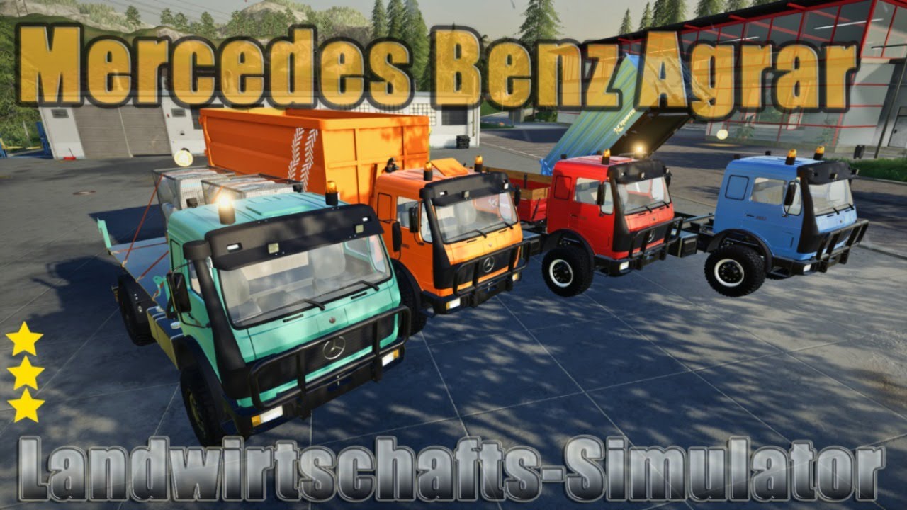 LS19 Modvorstellung : Mercedes Benz Agrar V1 Ls19 Mods - YouTube