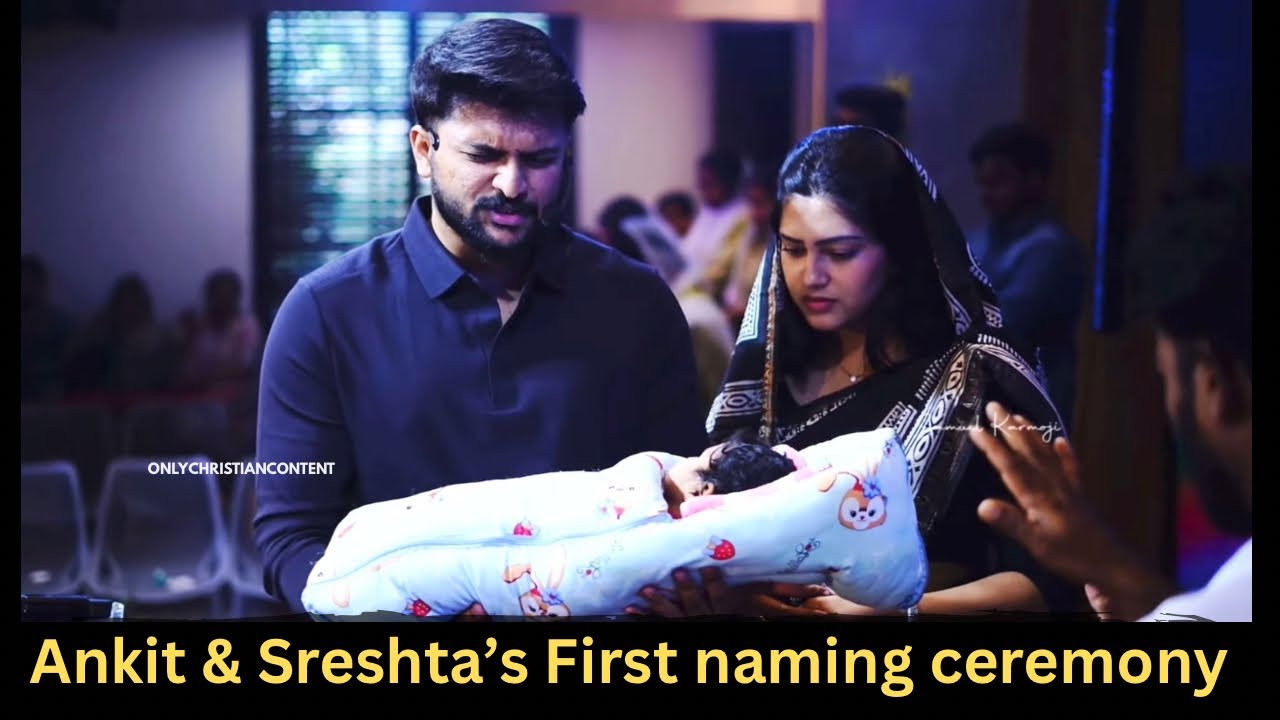 Ankit reddi & Sreshta karmoji’s First Naming Ceremony #jesus # ...