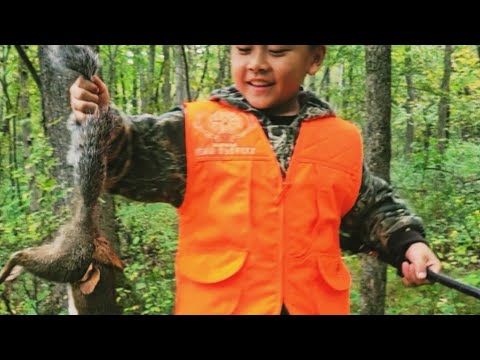 MN Small Game Opener 2022 - Son's First Squirrel - YouTube