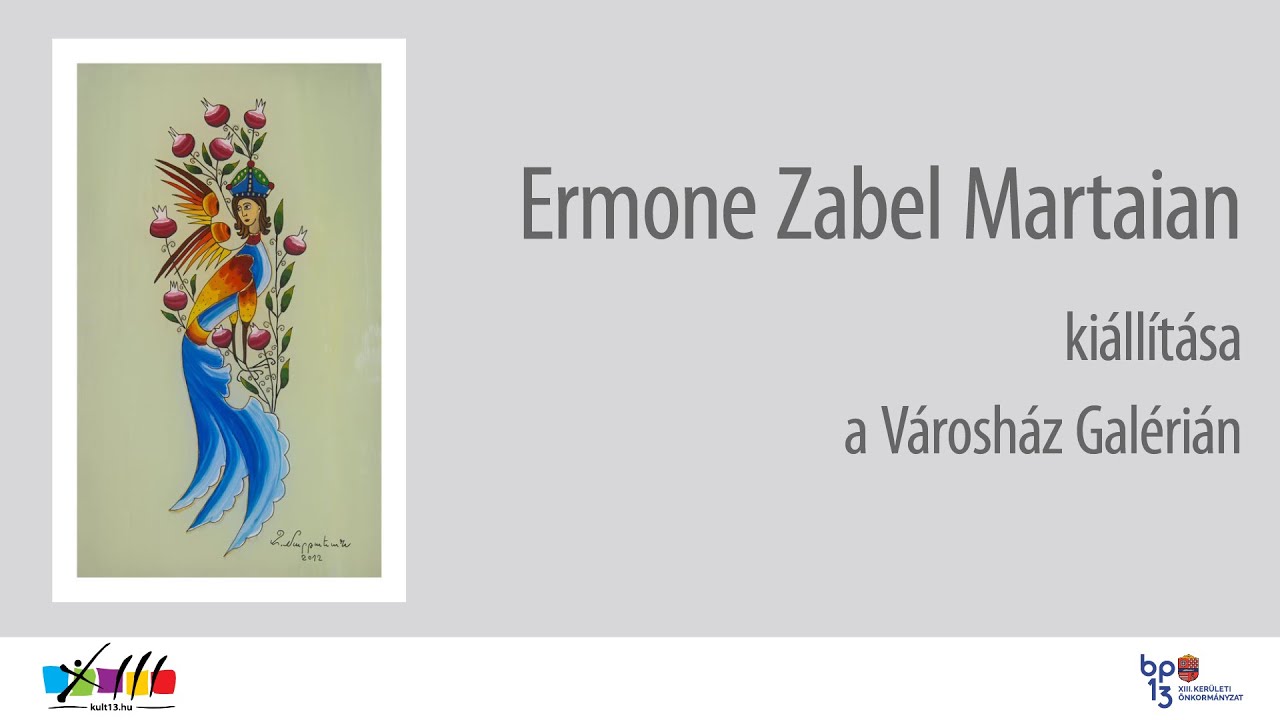 Előzetes: ERMONE ZABEL MARTAIAN kiállítása a Városház Galériában - YouTube