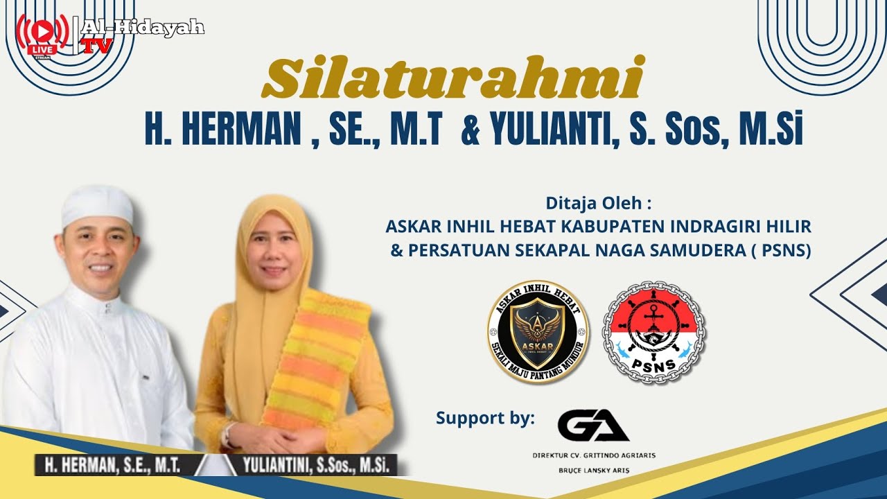 🔴LIVE || Silaturahmi H.HERMAN & IBU YULIANTINI Di Kelurahan Kuala Enok ...