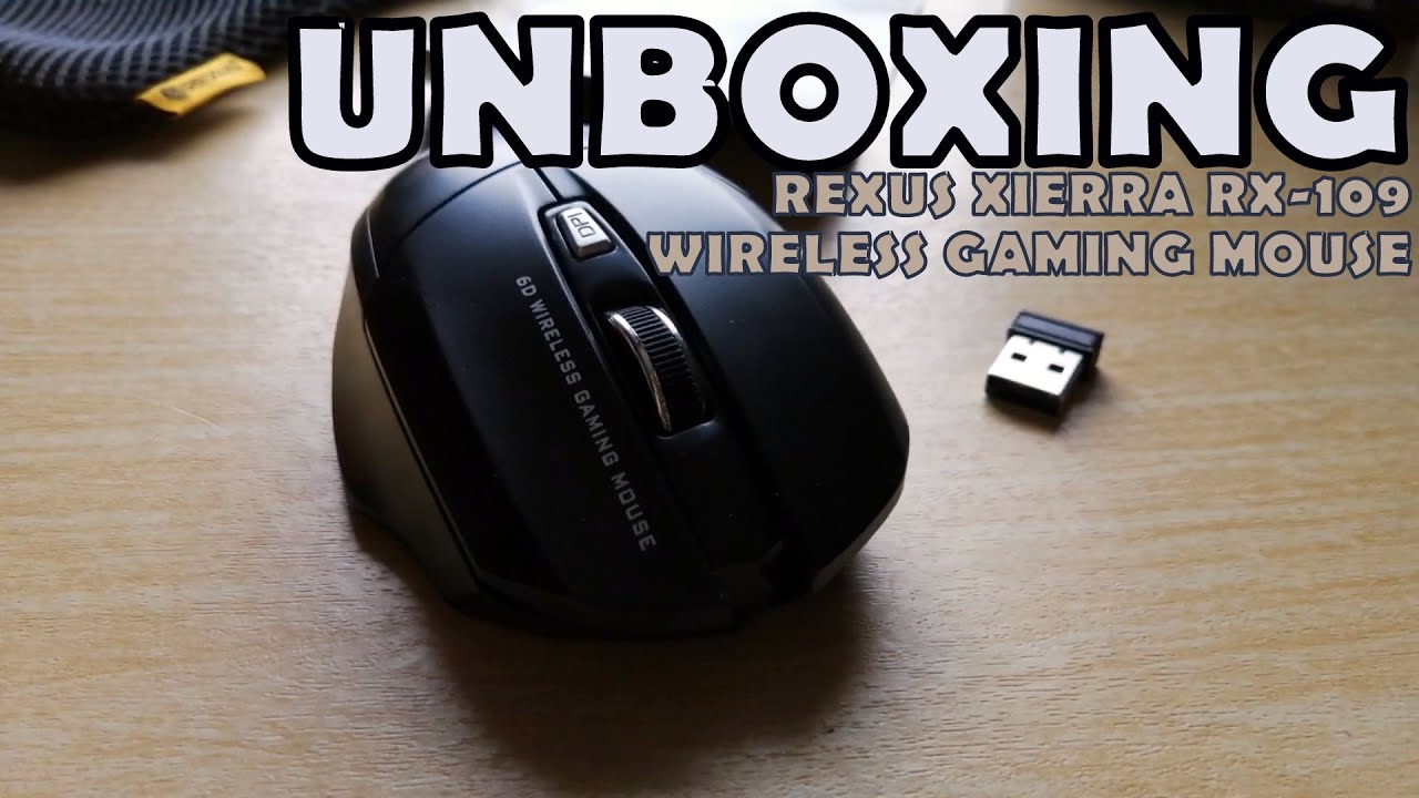 UNBOXING - REXUS RX-109 (Wireless Gaming Mouse) - YouTube