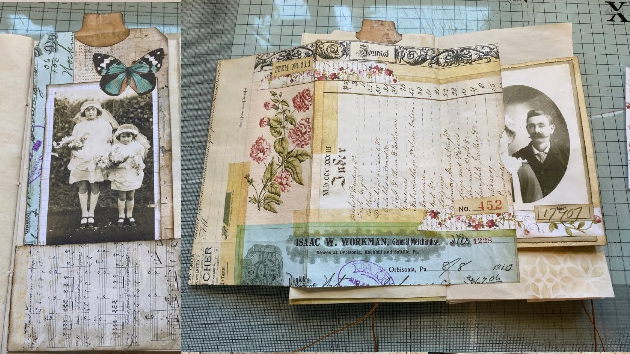 Craft With Me : Adding an Extra Page to a Journal for More space DTP ...