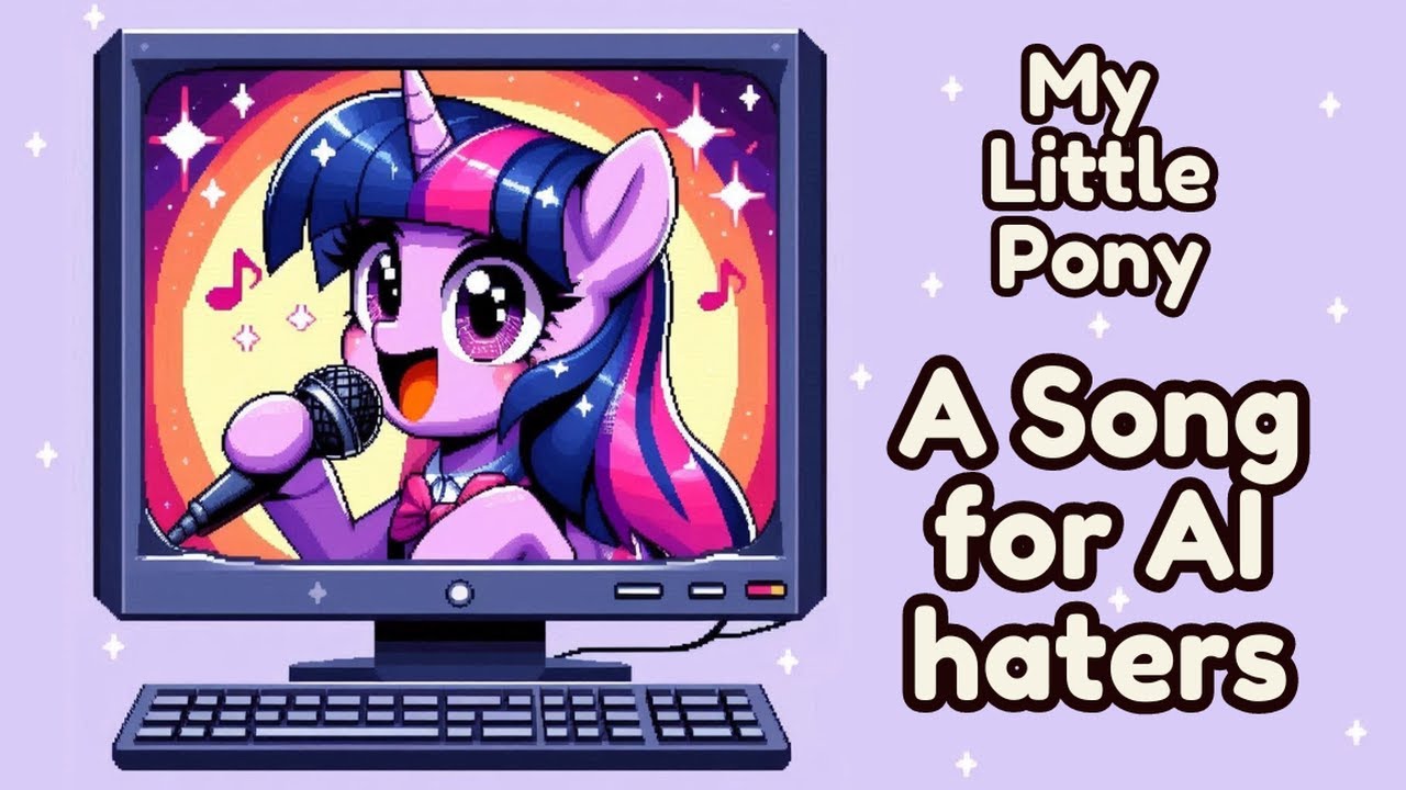 "AI Haters Gonna Hate" Twilight Sparkle AI Generated Fan Song My Little ...