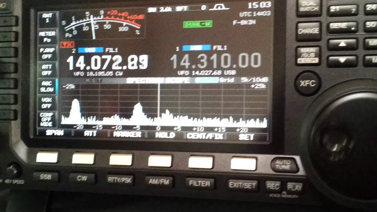 Demo ICOM IC-7600 HD PA3BCI - YouTube
