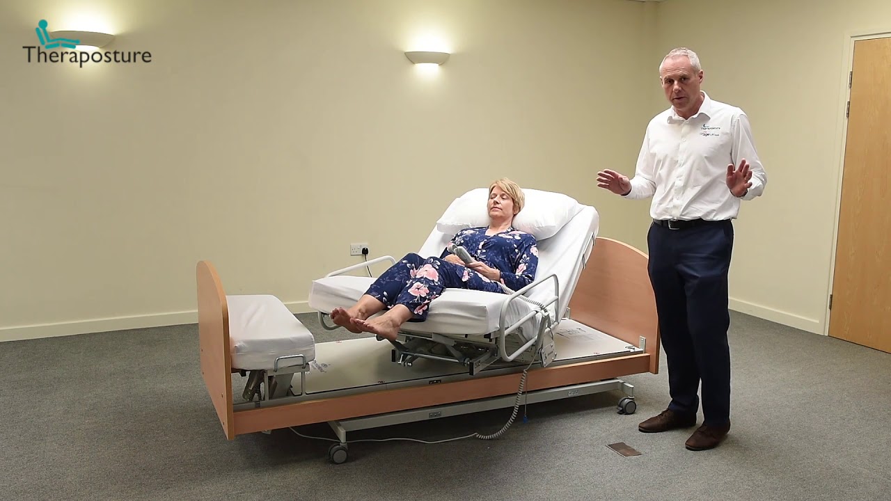 Rotoflex Rotating Bed - Optional rising heel section - YouTube