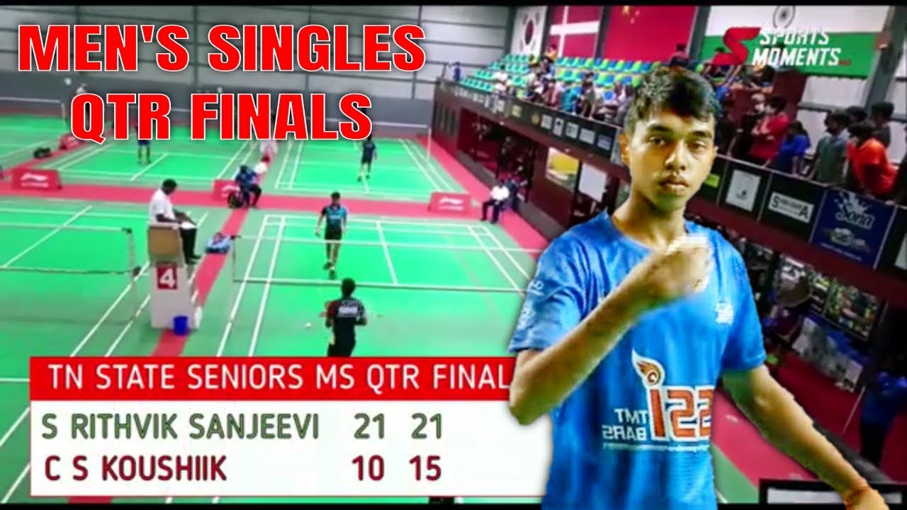 RITHVIK SANJEEVI vs C S KOUSHIK | MS QTR FINAL | TN STATE SENIOR ...