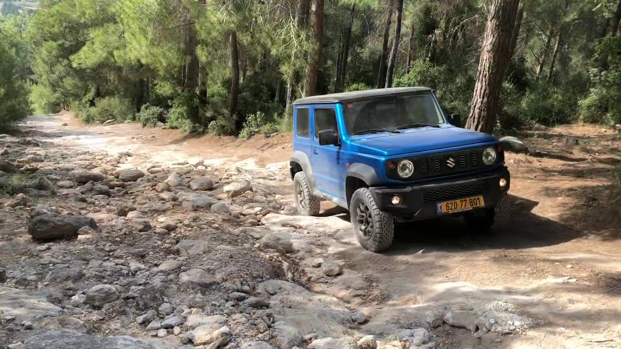 2019 JIMNY vs RUBICON Off road extreme 4x4 😈 The STEEP CLIMB הר חורשן ...