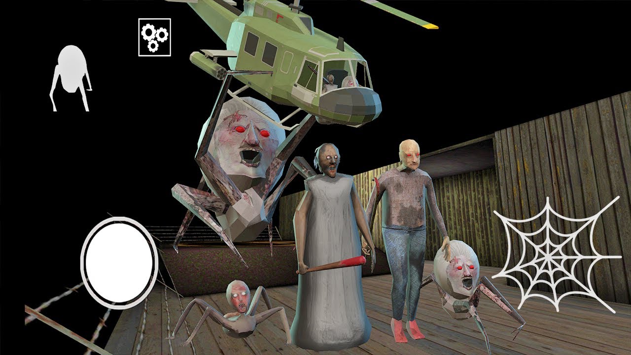 Playing as Spider Mom in Granny Chapter Two | Helicopter Escape Mod Update - YouTube