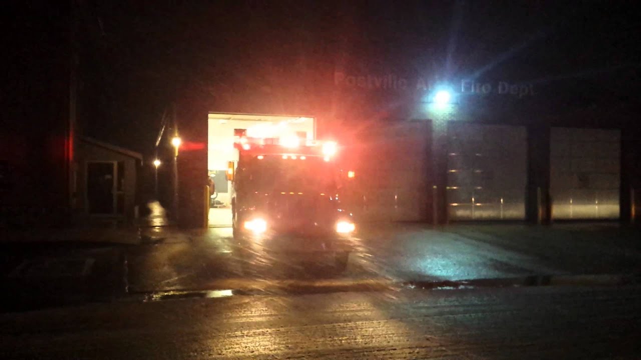 Postville Fire Dept. Rescue 562 Responding Code 2 - YouTube