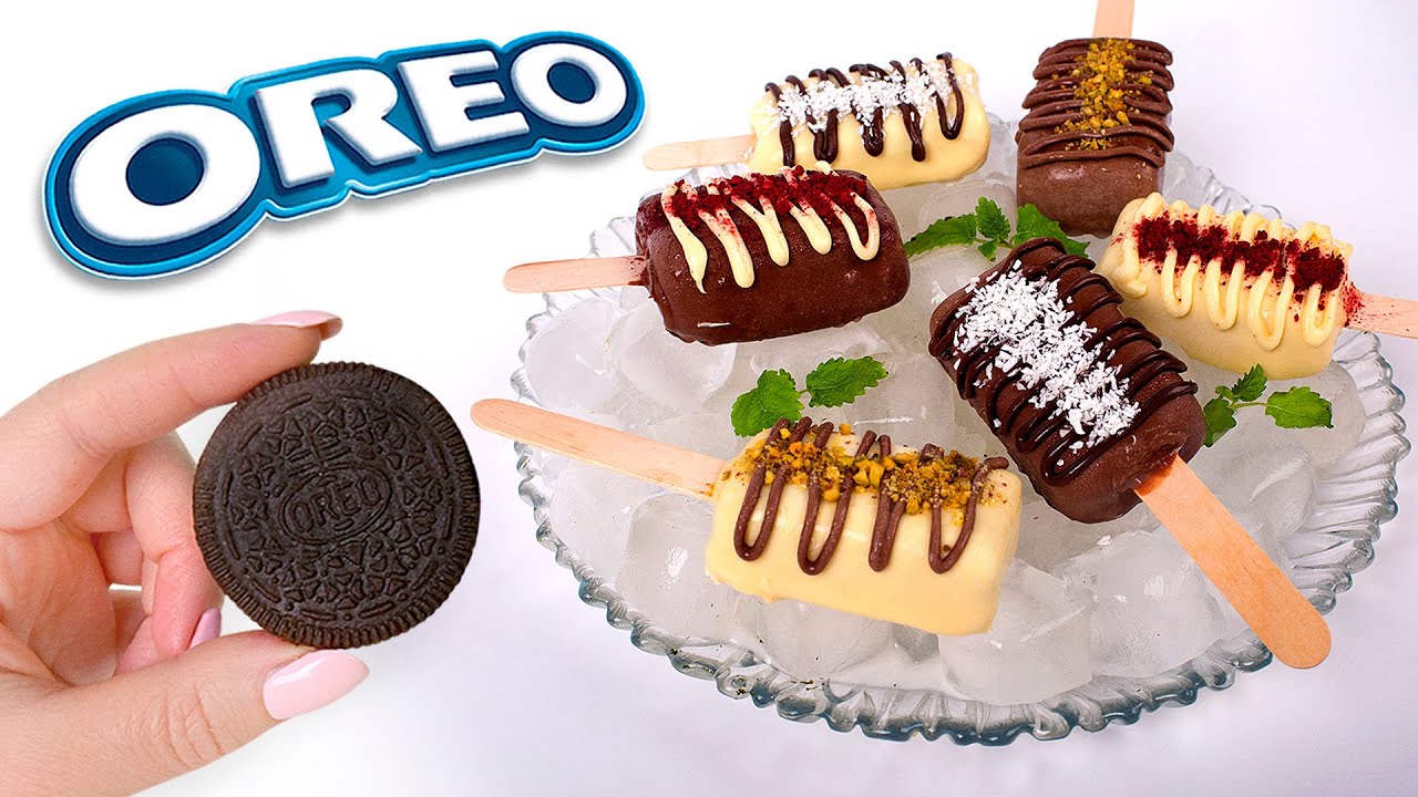 Membuat Es Krim Oreo🍦: 2 Cara Lezat - YouTube