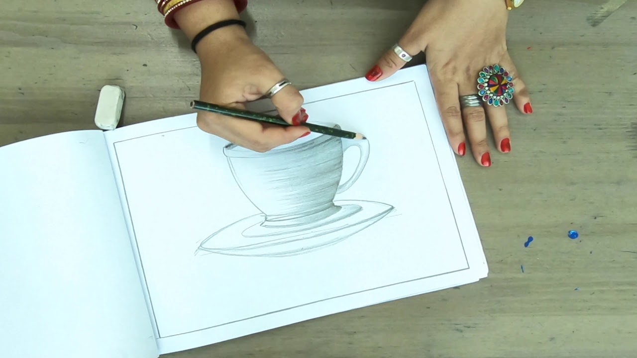Pencil Shading | Object Drawing | Artist Anshupriya - YouTube