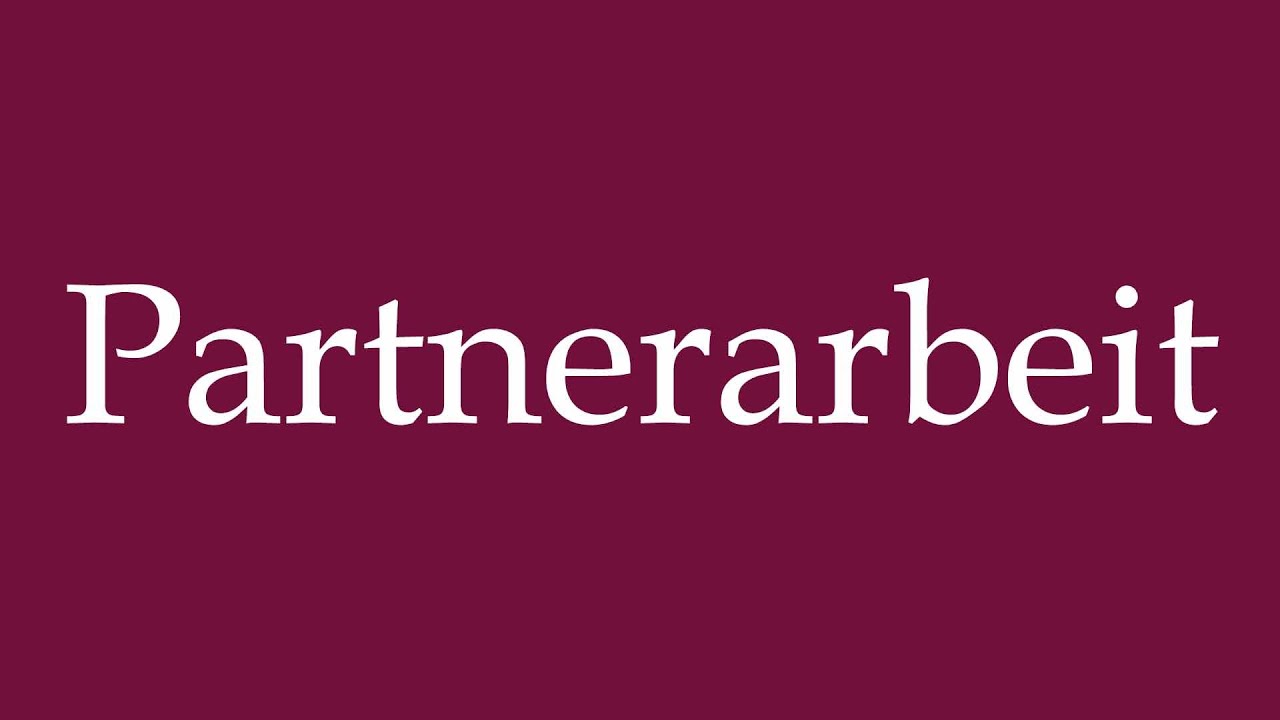 Partnerarbeit Logo