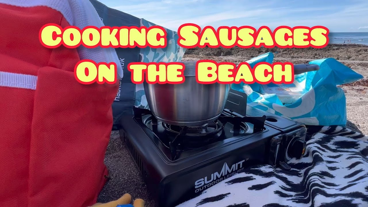 Cooking Sausages On The Beach 🏝️ - YouTube