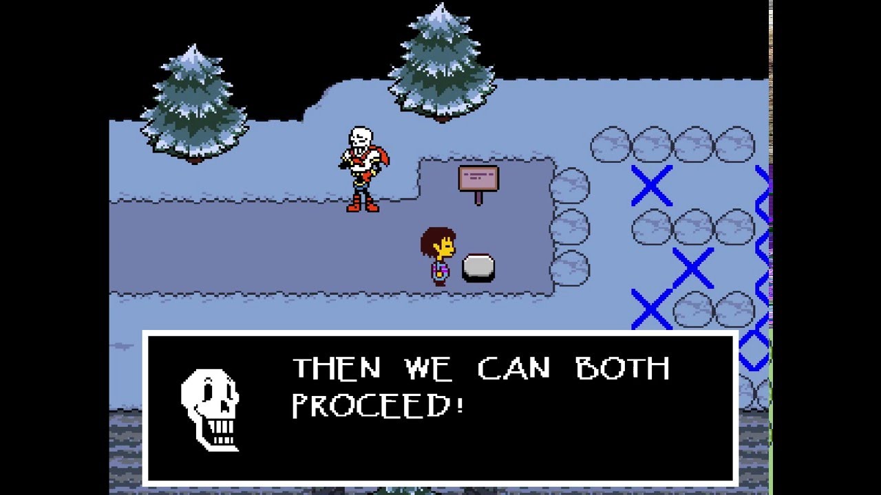 UNDERTALE: Papyrus Fourth Puzzle - YouTube