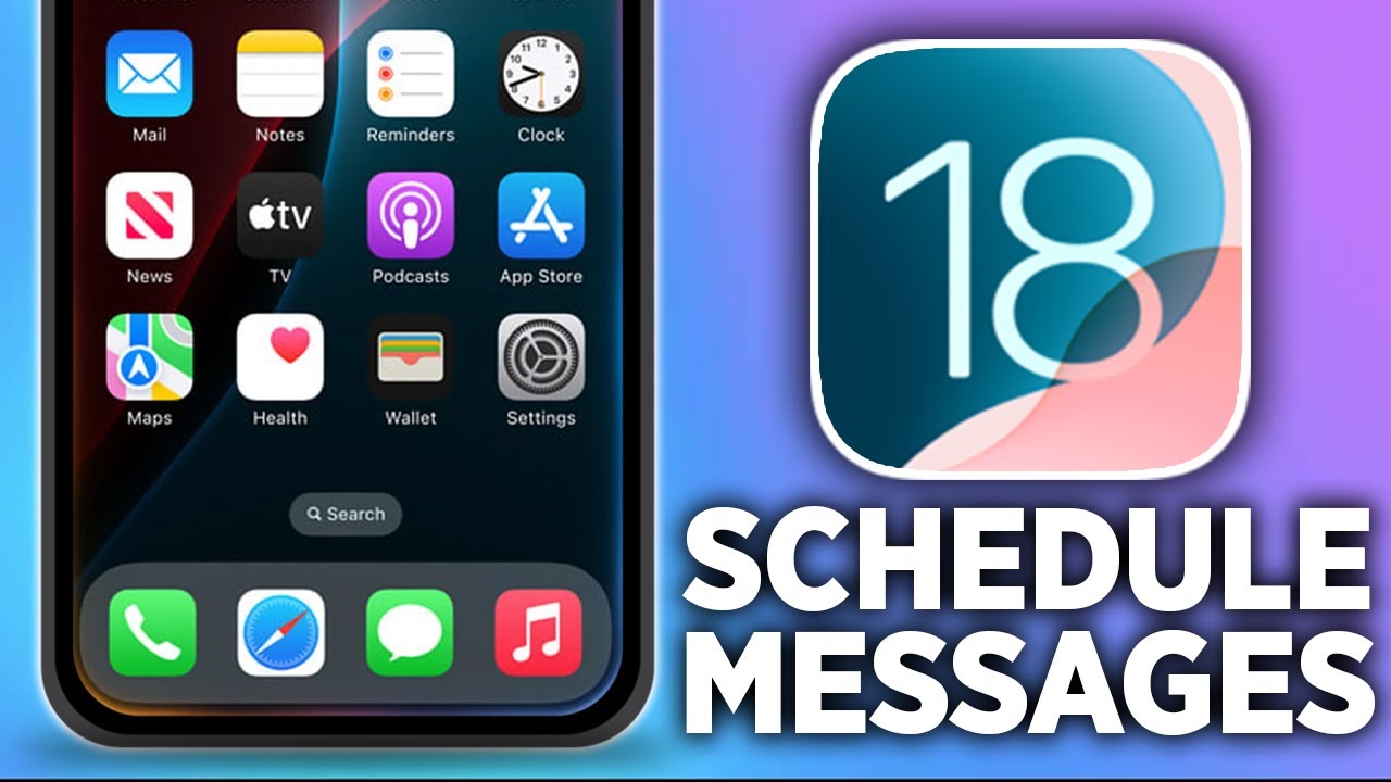 How To Schedule Messages in iOS 18 on iPhone (2024) - YouTube