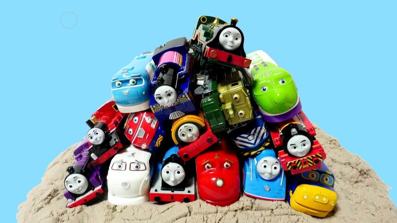 Thomas & Friends ＋ Chuggington Plarail ×16 !The world's strongest train ...