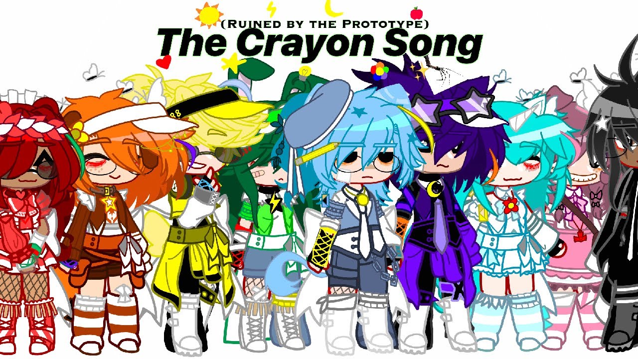 🖍️🌈The Crayon Song🌈🖍️ (Ruined by the prototype) Smiling critters ...