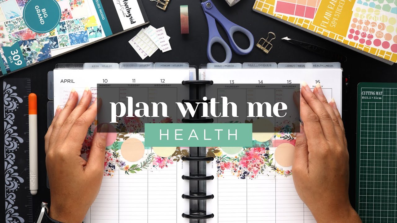 PLAN WITH ME :: DECORATING A LINED VERTICAL LAYOUT IN A CLASSIC HAPPY ...
