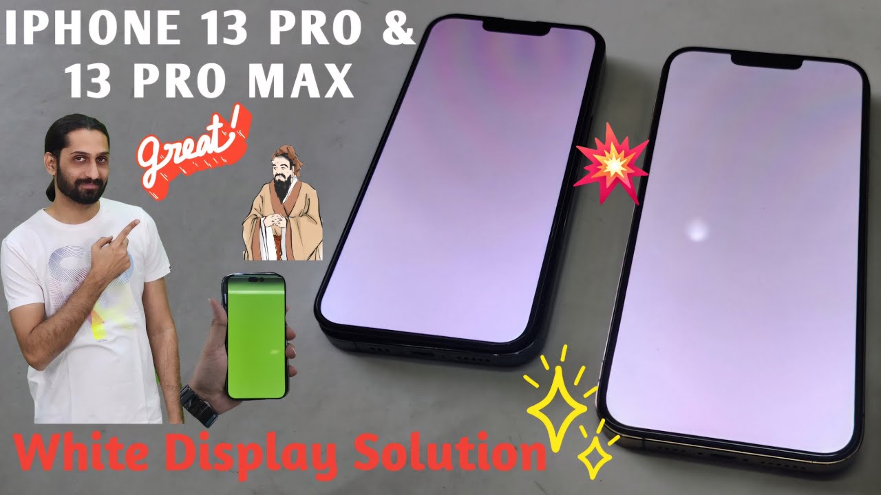 iPhone 13 pro white screen issue repair iiphone13 pro max white screen ...