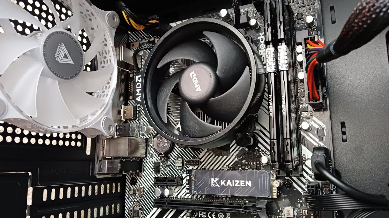 VIDEO TIMELAPSE RAKIT PC RYZEN 3 3200G RAM 16GB CUBE GAMING ASROCK ...