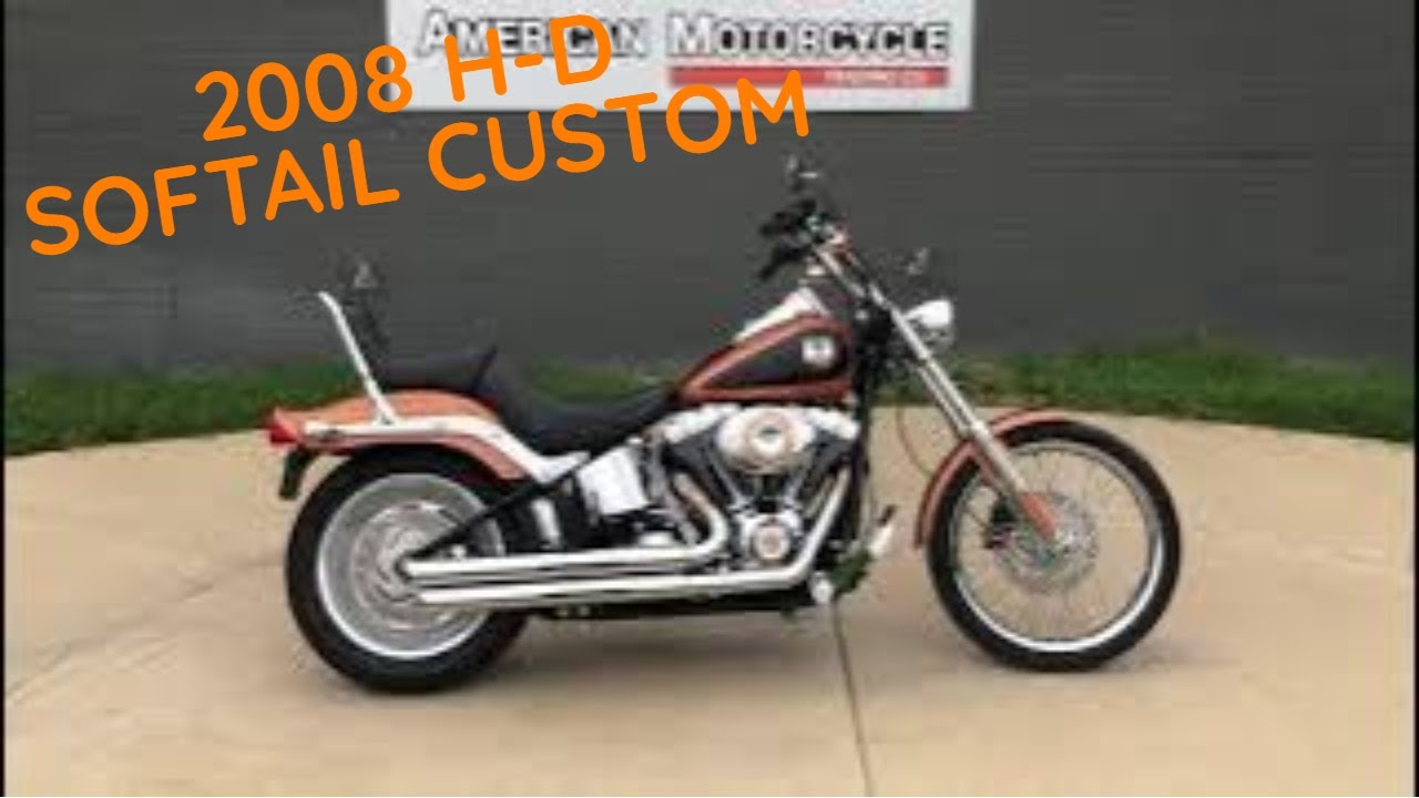 021693 2008 HARLEY-DAVIDSON SOFTAIL CUSTOM - FXSTC - YouTube