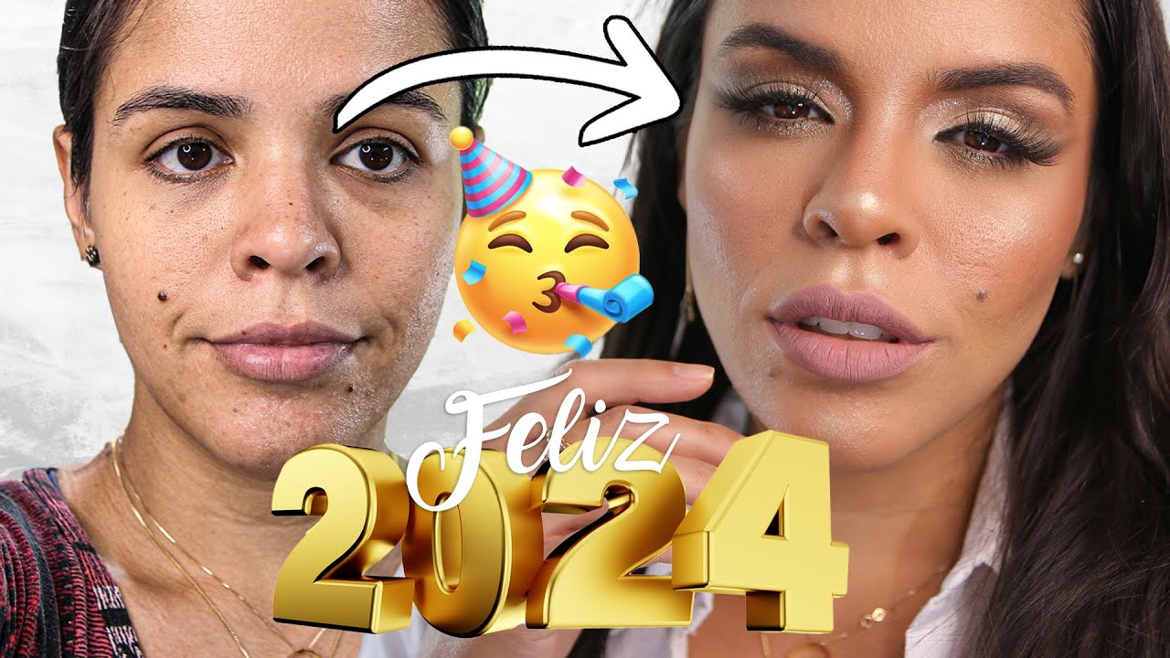 TUTORIAL DE MAQUIAGEM DE ANO NOVO | RENATA FIGUEIREDO - YouTube