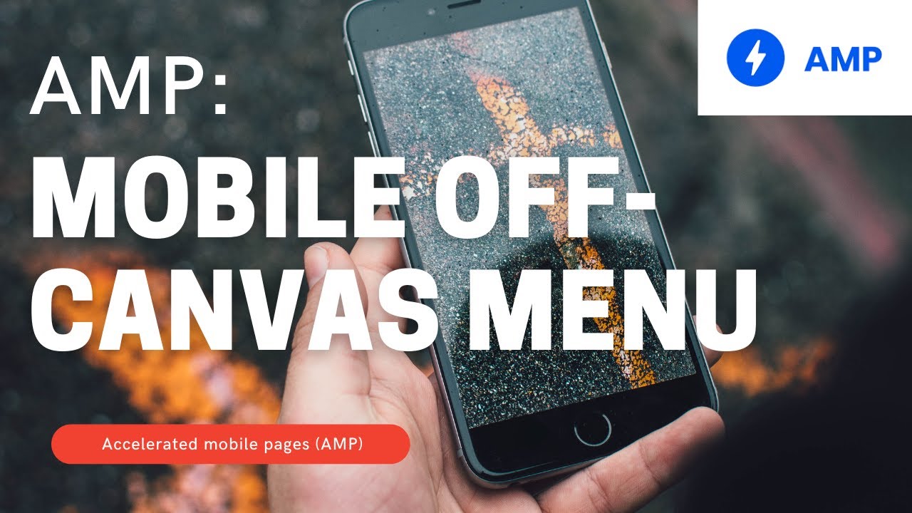 How to Create a Mobile Off-Canvas Menu with AMP - YouTube