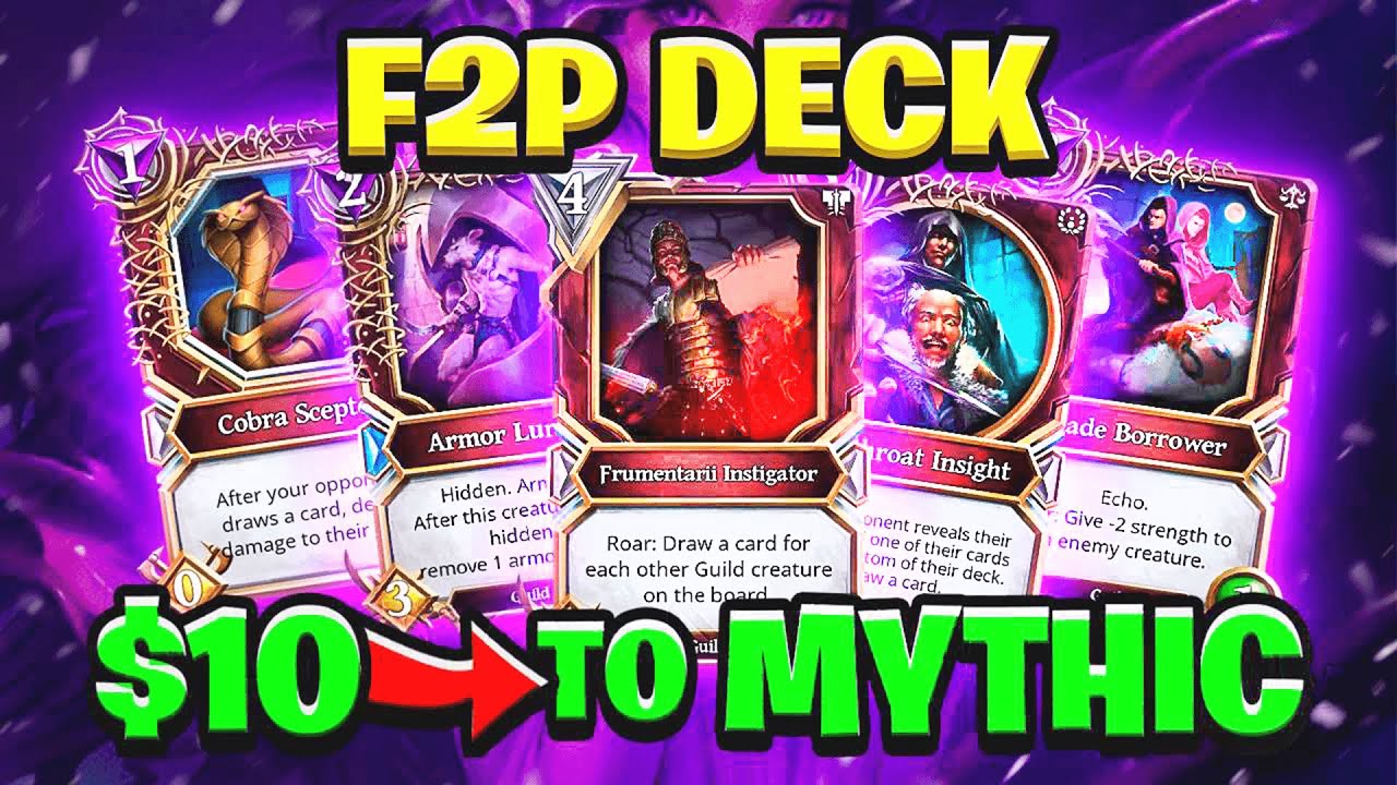 !DECK GIVEAWAY! The BEST BUDGET DECEPTION deck in Gods Unchained - YouTube