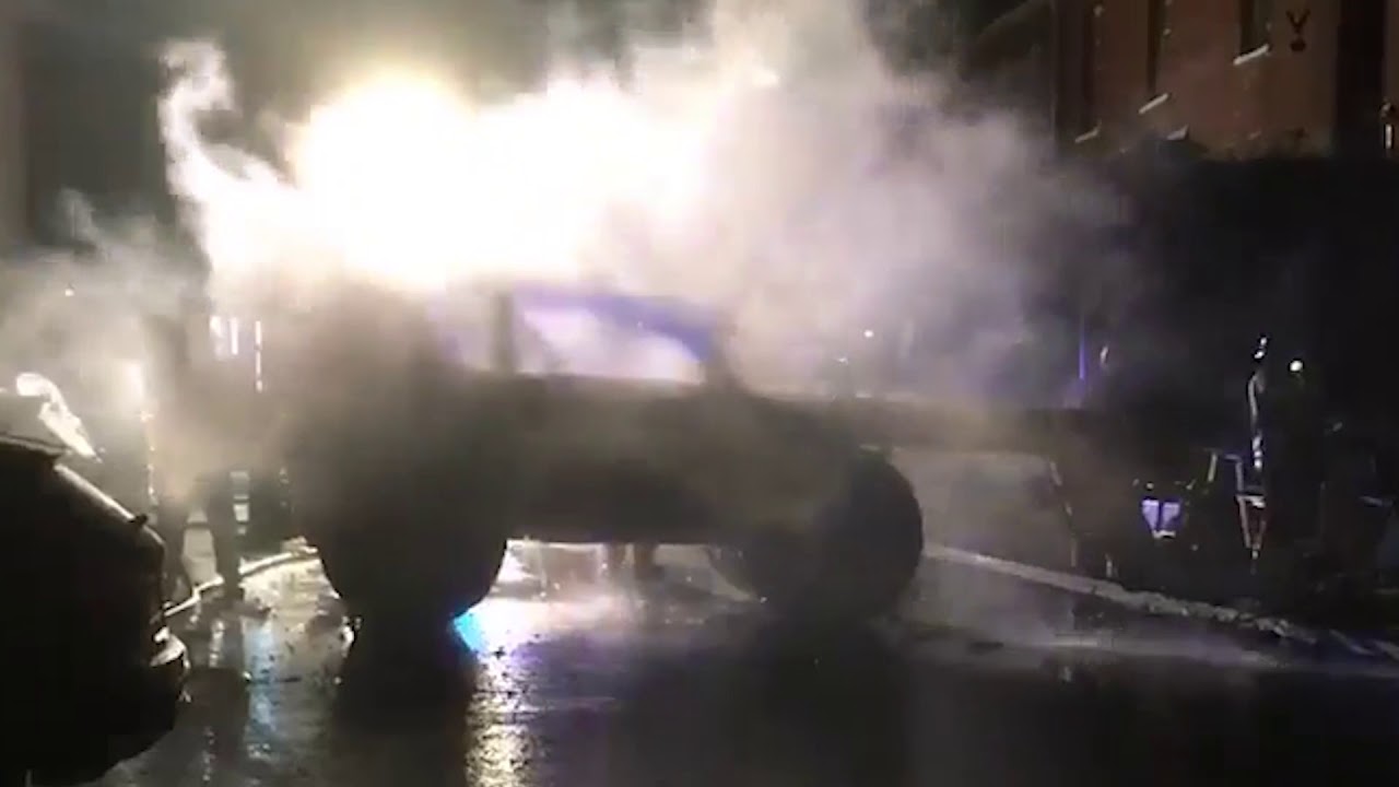 Shocking footage after Reepham ram raid - YouTube