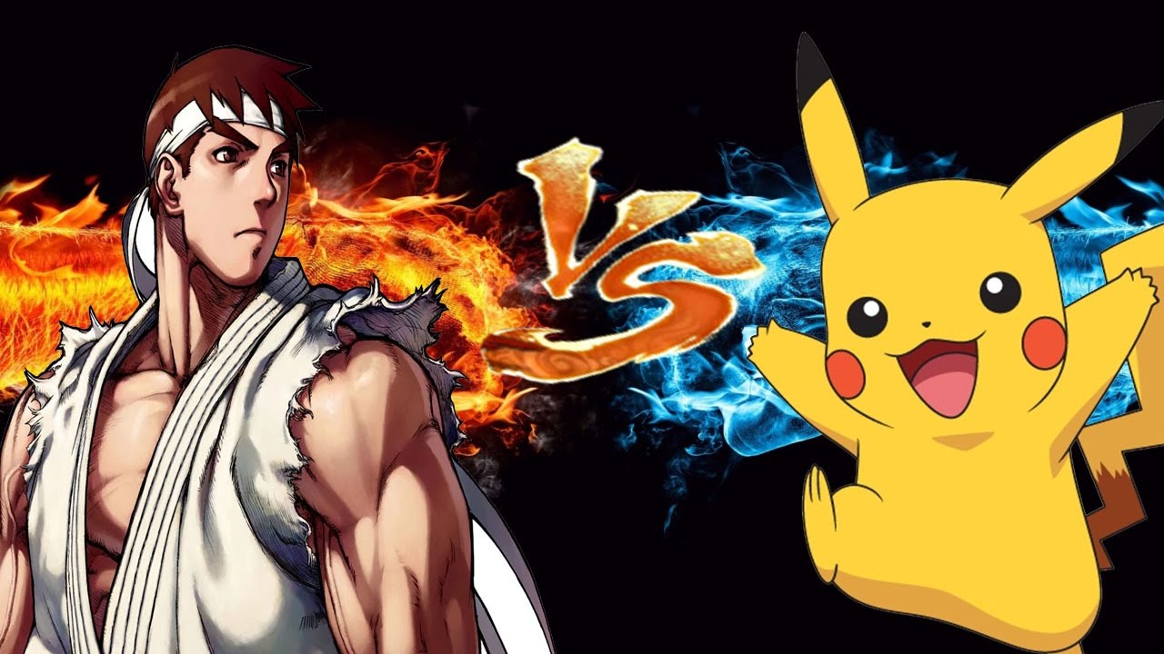 MUGEN Random Battles 8: Ryu VS Pikachu - YouTube