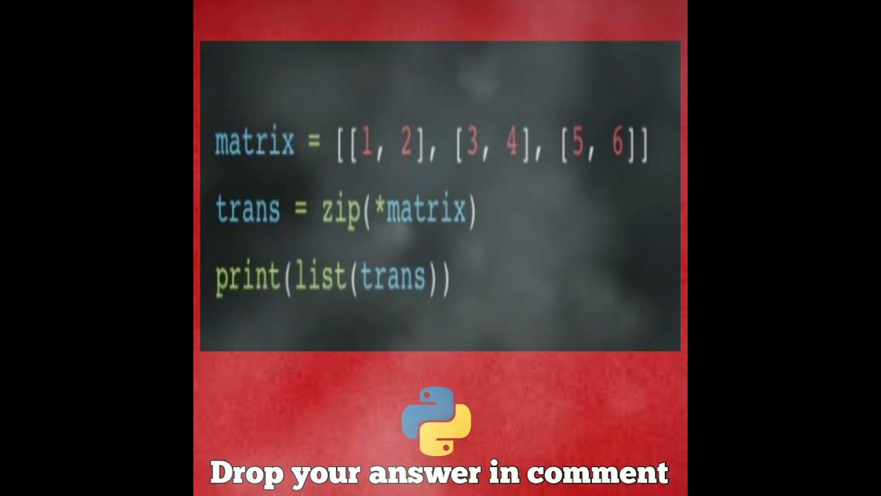 Python Coding Pythonprogramming Pythontutorial Interview Dsa Ytshorts Shorts Youtube