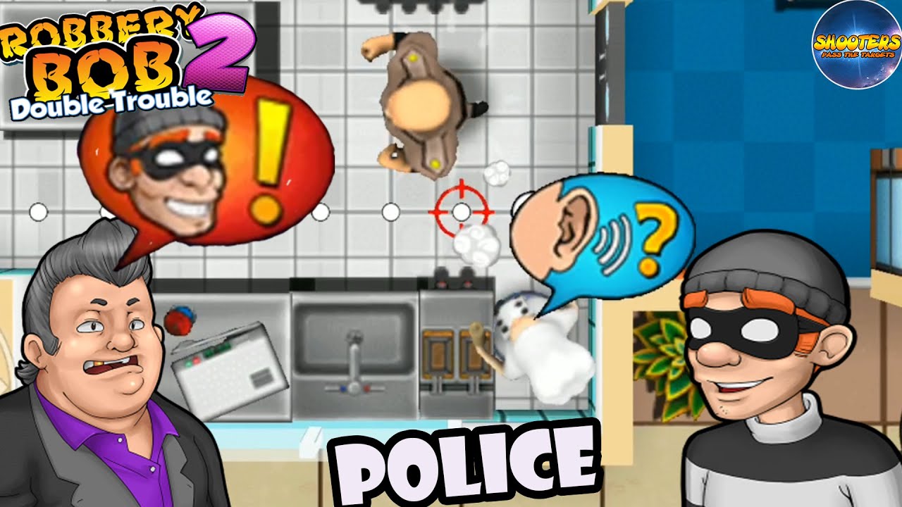 Robbery bob 2 Using Police Costume - Part 3 - YouTube