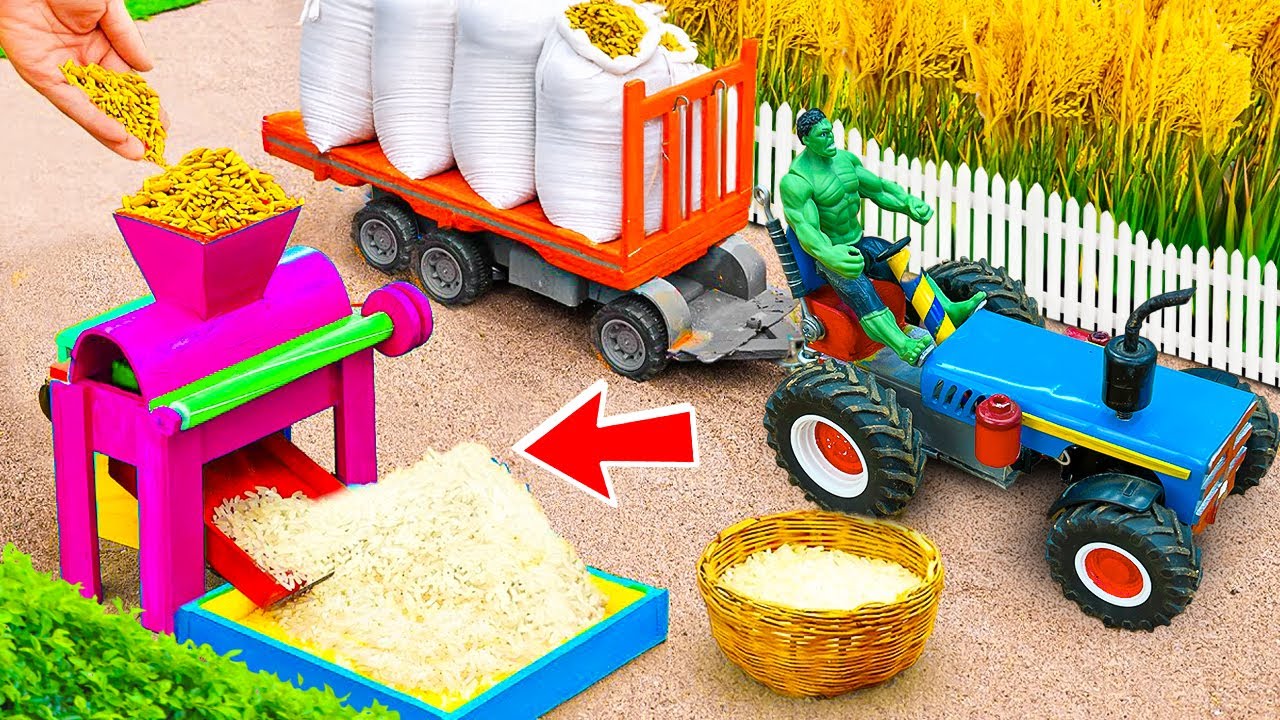 Diy tractor and mini thresher machine for small-scale farming ...