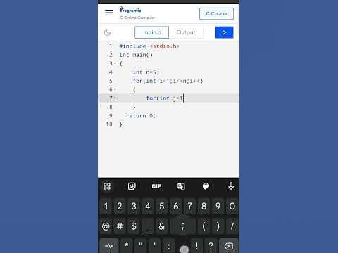 #cprogramming|Nested For Loop|Print Square pattern by asterisk symbol|Programmer Defined Value ...