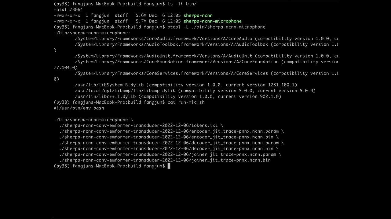 Real time speech recognition with next-gen Kaldi (sherpa-ncnn) - YouTube
