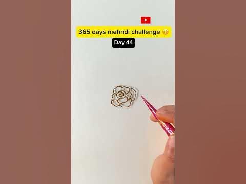 365 days mehndi challenge | #day44 #mehndi #mehndichallenge #subscribetomychannel #youtubeshorts ...